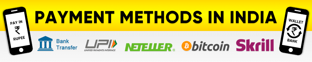 bookie deposit options | payment methods for betting in india